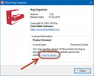 How to Purchase a License Renewal Key for Reg Organizer