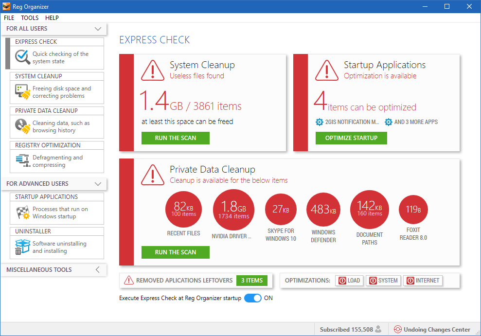 New and enhanced features of Reg Organizer 8.0 you should know about