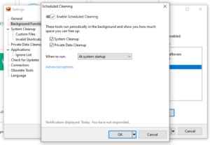 How to set up scheduled system checks